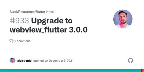 upgrade to webview flutter 3 0 0 · issue 933 · sub6resources flutter html · github