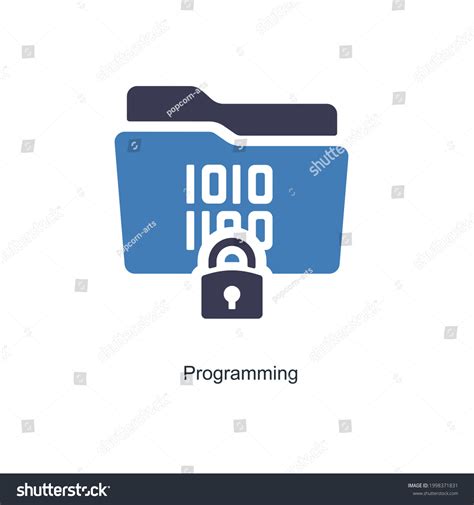 Programming Coding Icon Concept Stock Vector Royalty Free 1998371831 Shutterstock
