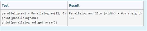 Solved Python Code A Parallelogram Class Should Store The
