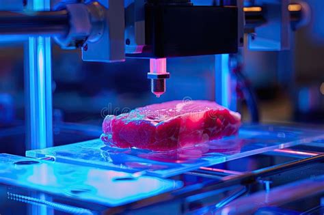 3d Printer Creates Edible Meat From Protein Cartridges Using Generative Technology In A