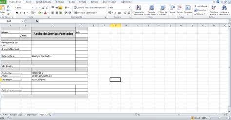 Como Fazer Um Modelo De Recibo No Excel Artofit