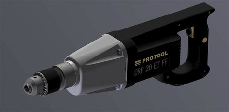 Drill - ProTool free 3D model | CGTrader