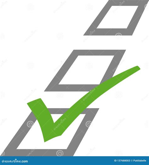 Icono Del Vector Del Checkbox Ilustración Del Vector Ilustración De Vector Icono 137688003
