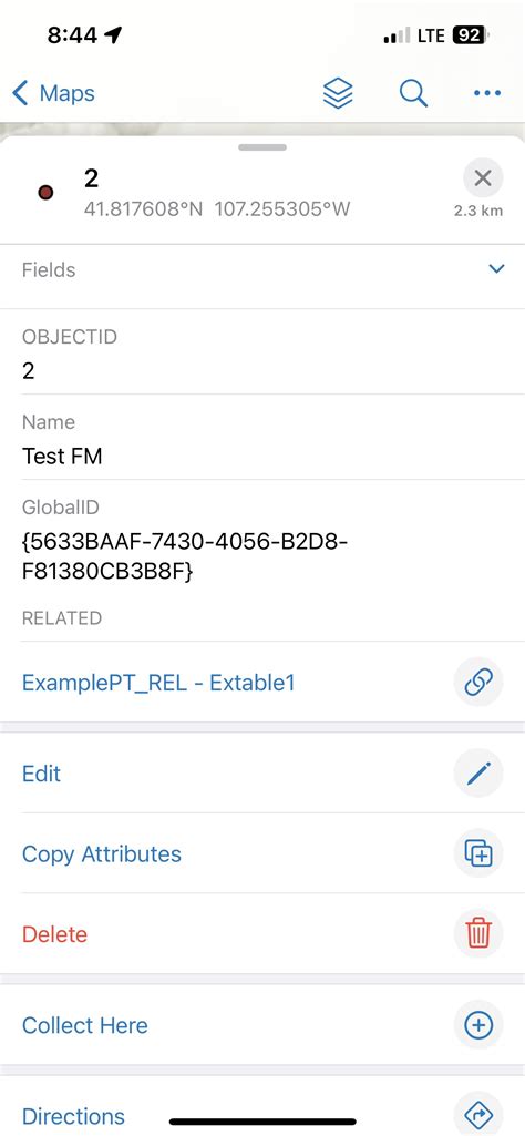 solved store geometry in field maps related table esri community