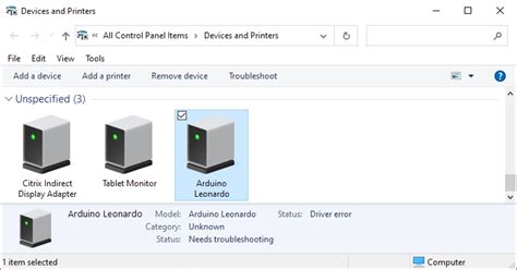 Windows Pro Not Recognizing Arduino Leonardo As A Joystick Device Ide X Arduino Forum