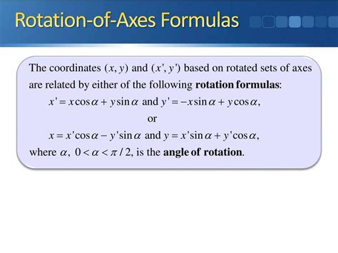 ppt translations and rotations of axes powerpoint presentation free