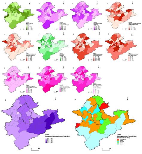 Spatial Distribution Of Sub Indices And Clustering Groups Regarding Download Scientific Diagram