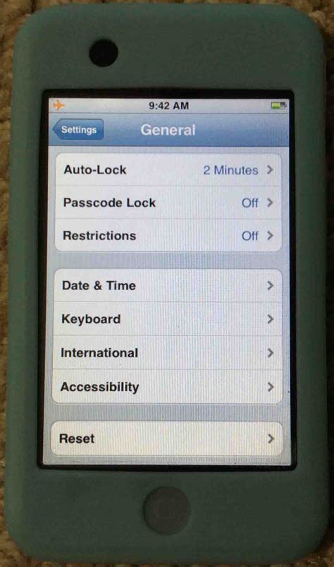 Restoring IPod Touch To Factory Settings Tom S Tek Stop