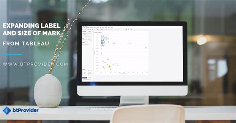 How To Create An Expanding Label And Size Of Mark In Tableau Software