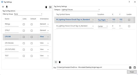 tag select linked elements