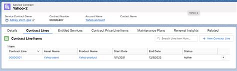 viewing contract lines