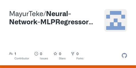 Github Mayurteke Neural Network Mlpregressor Using Sklearn