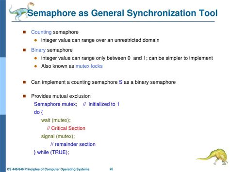 Ppt Lecture 11 Chapter 6 Process Synchronization Cont Powerpoint Presentation Id240055