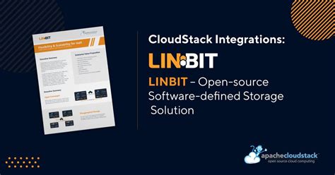 Shapeblue On Linkedin Cloudstack Integrations Linbit Open Source Sds Solution