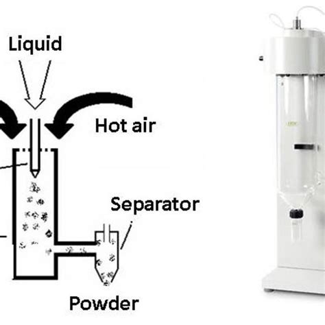 Dehydration Scheme By Spray Drying And Mini Spray Drying Apparatus