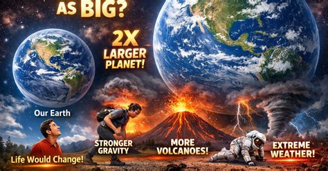 What Would Happen If Earth Was Twice As Big The Science Behind A