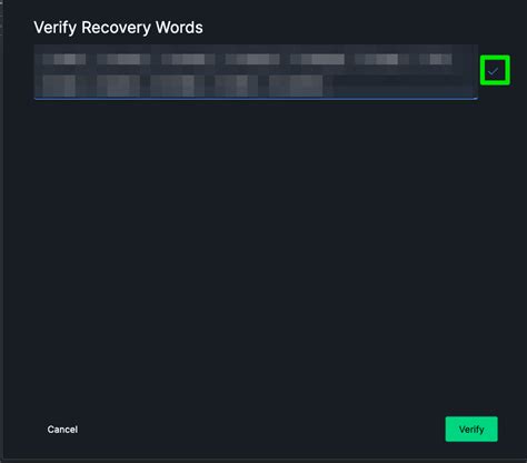 Verify Recovery Words Issue · Issue 10531 · Walletwasabiwalletwasabi · Github
