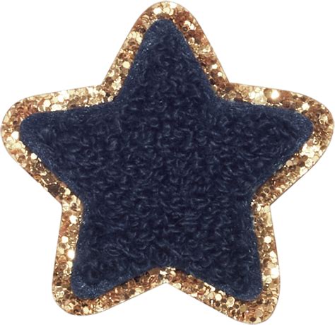Sapphire Glitter Varsity Star Patch