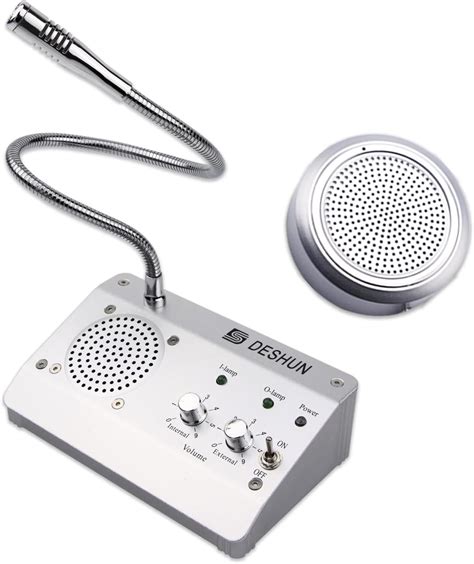 Deshun Window Intercom Window Speakers 2 Way Window