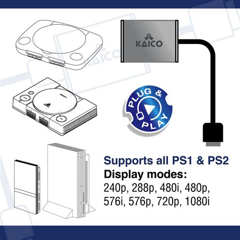 Sony PlayStation HDMI Display Adapter Converter Cable
