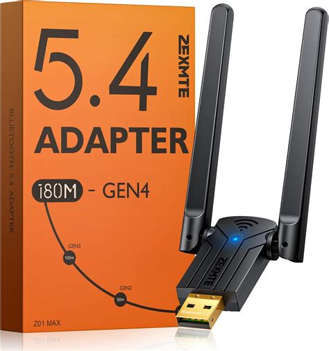 Amazon Com ZEXMTE USB Bluetooth Adapter For PC Plug Play Bluetooth Transmitter Reciver