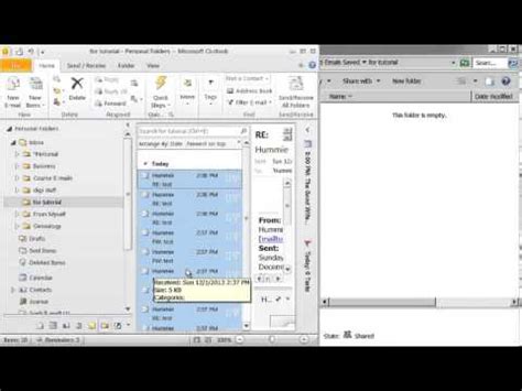 Saving Emails In Outlook To Hard Drive YouTube