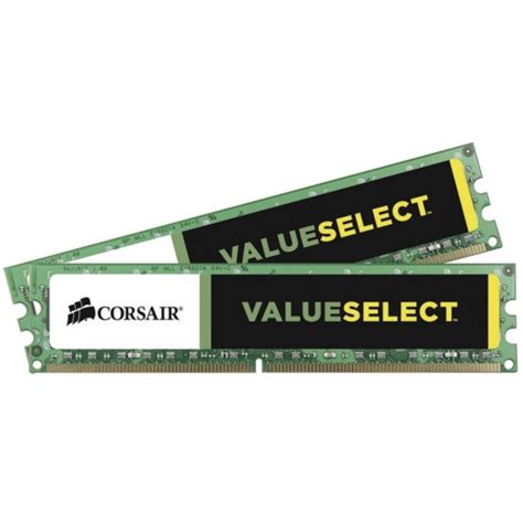 8GB Corsair ValueSelect DDR3 1600MHz PC3 12800 CL11 Dual Channel Memory Kit 2x 4GB