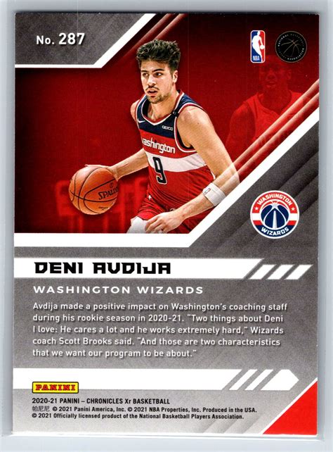 Lot Of 3 2020 21 Deni Avdija Rookie 3 Card Lot Wizards Rc Ebay