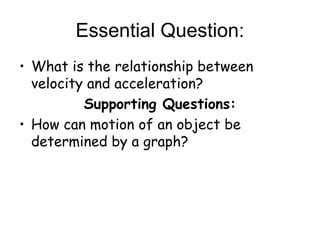 Velocity And Acceleration PowerPoint 1 Ppt
