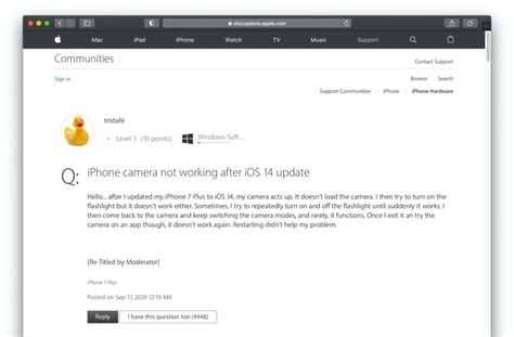 Iphone 7 Series With Ios14 Camera And Led Light Do Not Work Task Boot