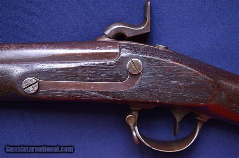 Civil War Springfield Model 1842 Percussion Musket Dated 1845