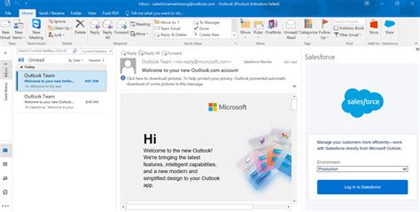 How To Create Integration Between Salesforce And Outlook Salesforce Mamba