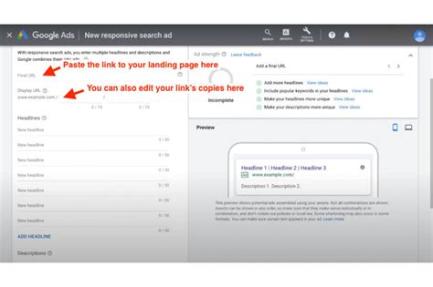 How To Add A Landing Page To Google Ads In Steps
