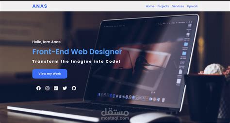 Professional Personal Portfolio Html5 Css3 مستقل