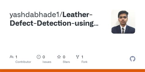 GitHub Yashdabhade Leather Defect Detection Using DL