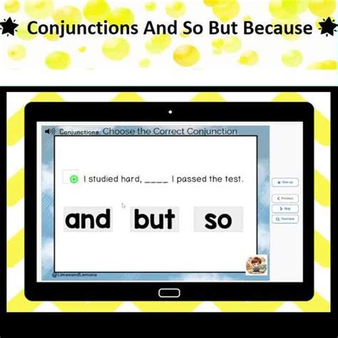 Conjunction Games No Prep Boom Cards For Literacy Centers By Limes And