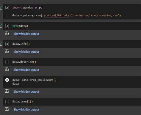 Mohamed Hasik On Linkedin Dataanalysis Datacleaning Preprocessing