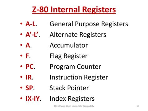 Eceslu Microprocessors Lecture 2 Ppt