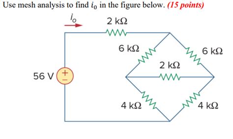 Solved Use Mesh Analysis To Find I In The Figure Below Chegg