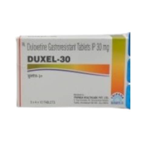 Duxel 30 Mg Defination Uses Side Effect Storage And Best Cost