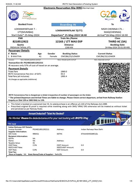 Irctc Next Generation Eticketing System Pdf