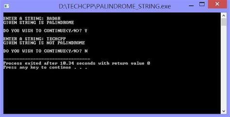 Cc Program To Check Whether A String Is Palindrome Or Not Using String Functions Devcppgcc