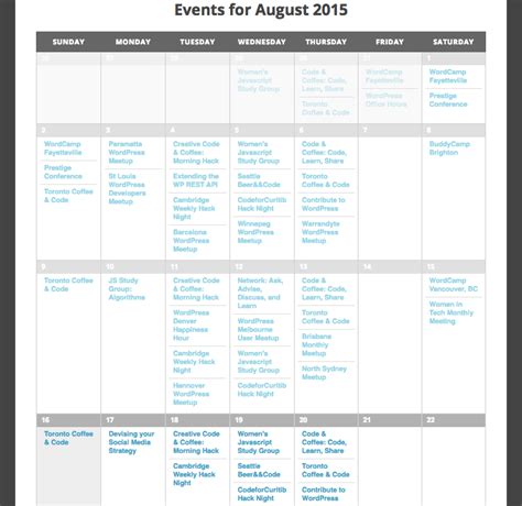 Shortcodes Event Rocket