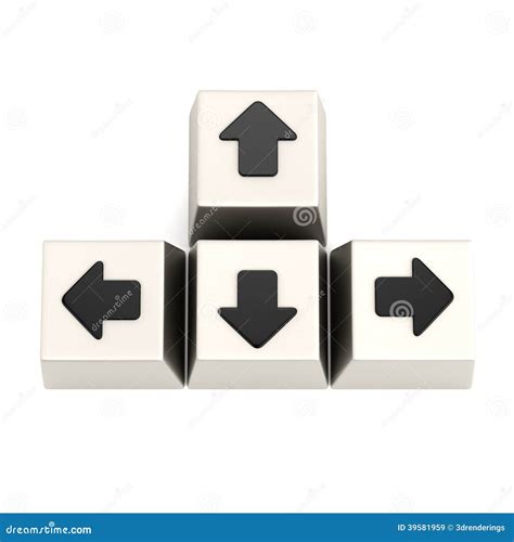 D Render Of Arrows Stock Illustration Illustration Of Arrow