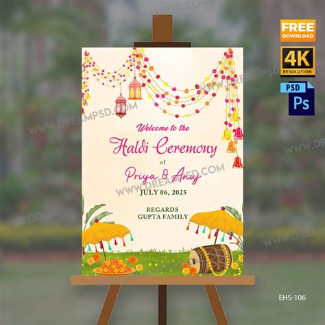 Welcome Sign Board Ehs 106