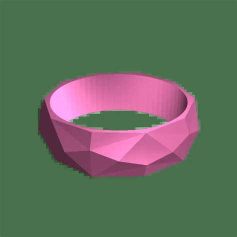Free Jewelry And Accessories Stl Download Low Poly Ring 8by Thelilprintz4610