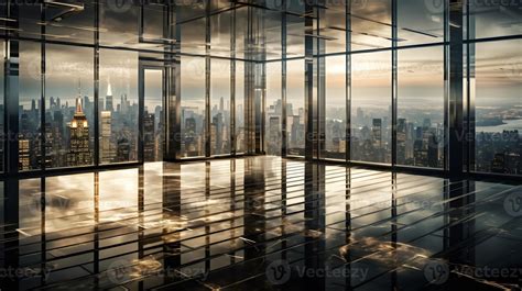 Office With A City View