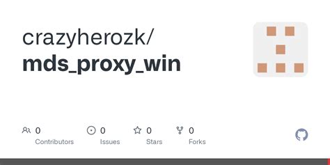 GitHub Crazyherozk Mds Proxy Win