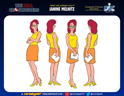 Real Ghostbusters 1986 91 Part 3 Model Sheets Turnarounds