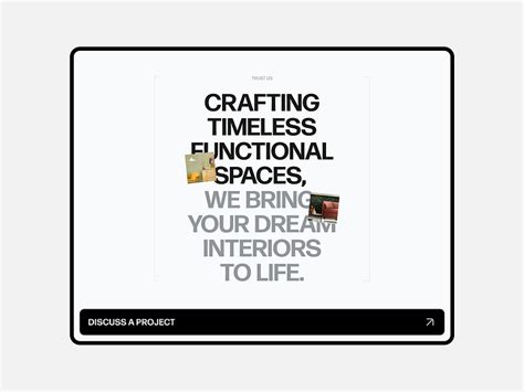 Interior Design Cta Section By Juliette On Dribbble